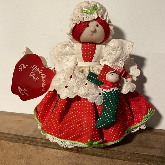 Vintage | Accents | Vintage 984 Apple Cheeks Doll | Poshmark